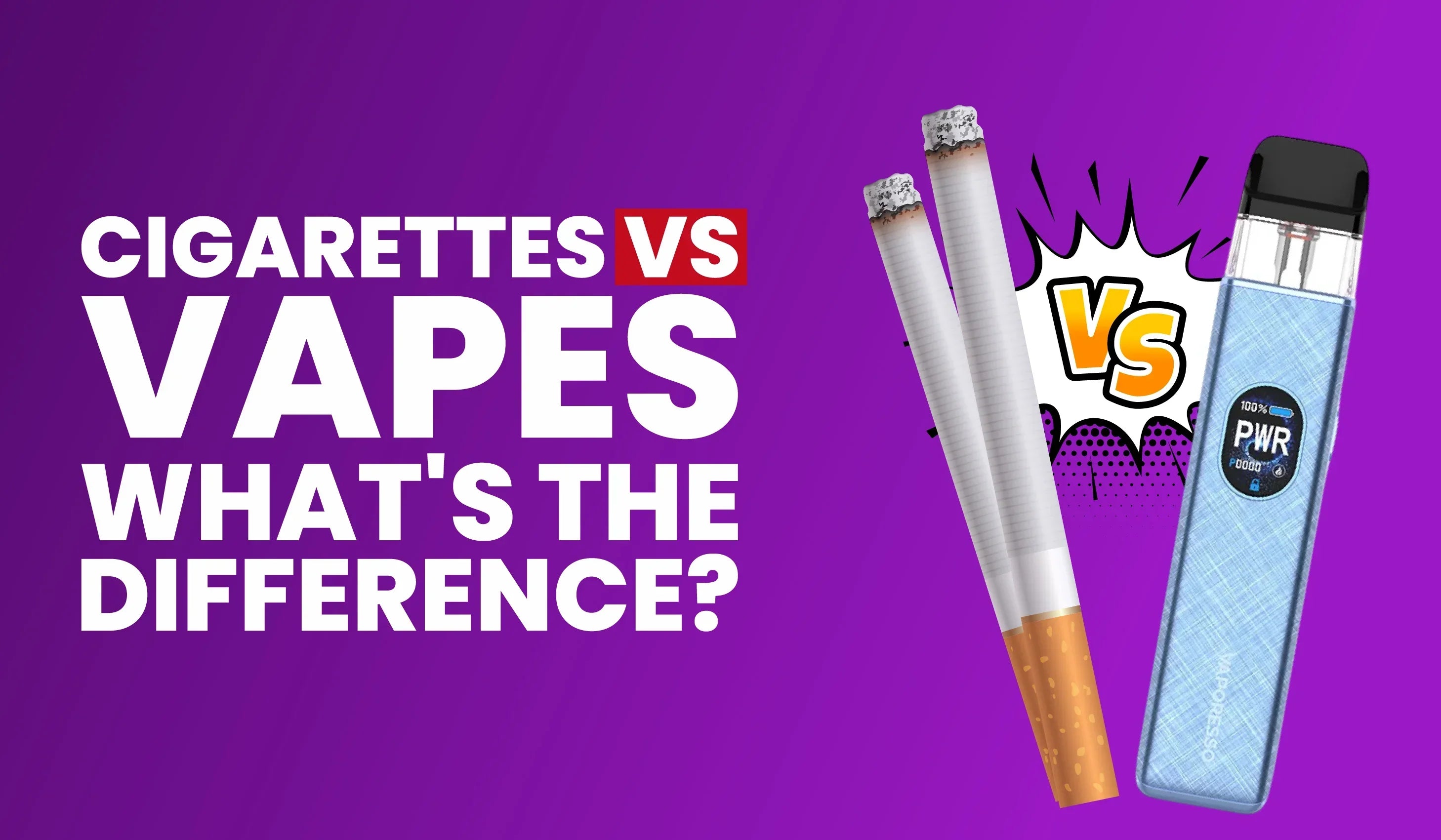 Cigarettes vs Vapes: What's the Difference? – Eco Smok Vape Store