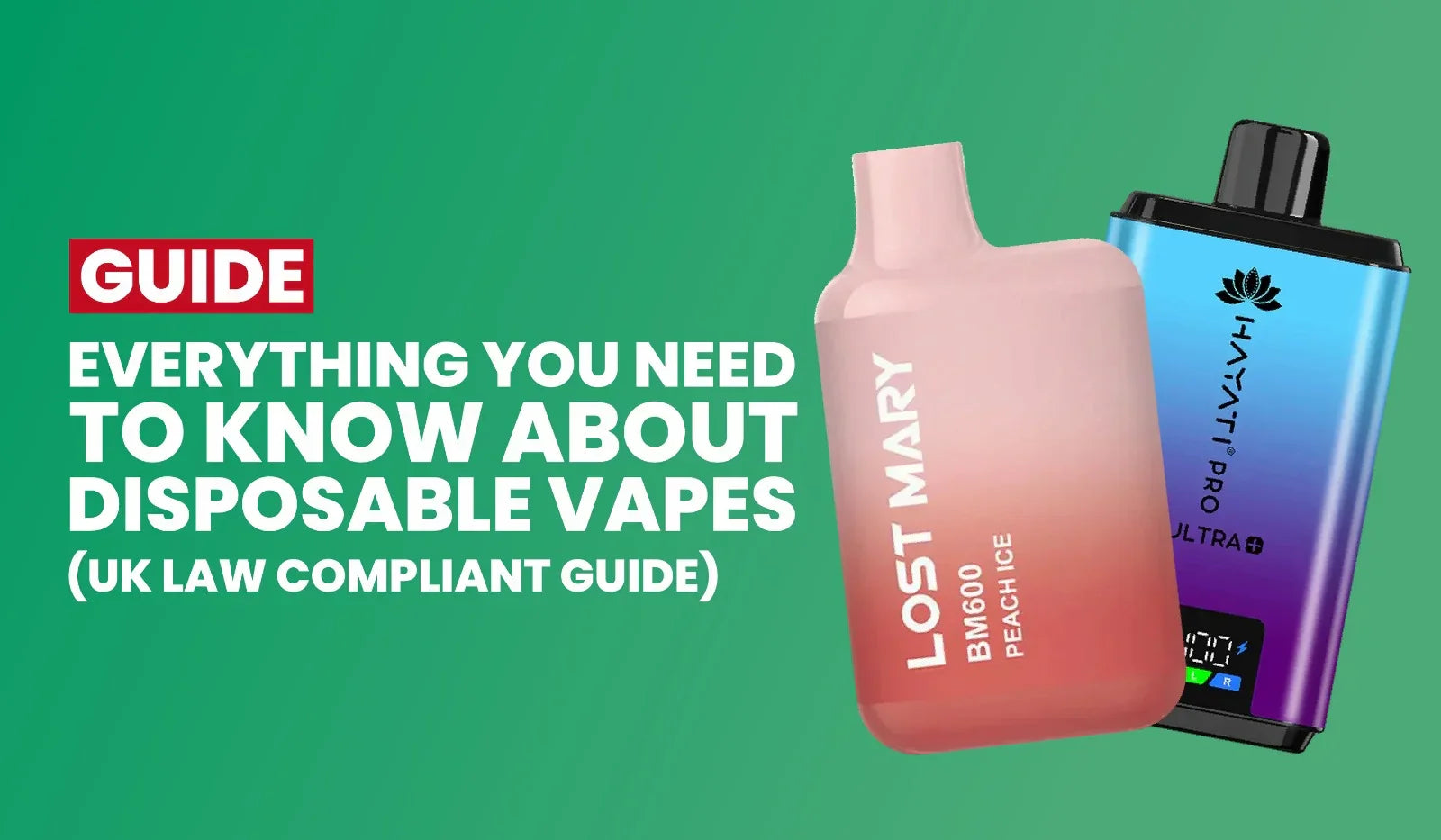 Everything You Need to Know About Disposable Vapes (UK Law Compliant G ...