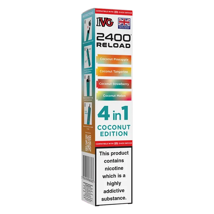 IVG 2400 4in1 Multi Flavour Edition Prefilled Pods – Eco Smok Vape Store