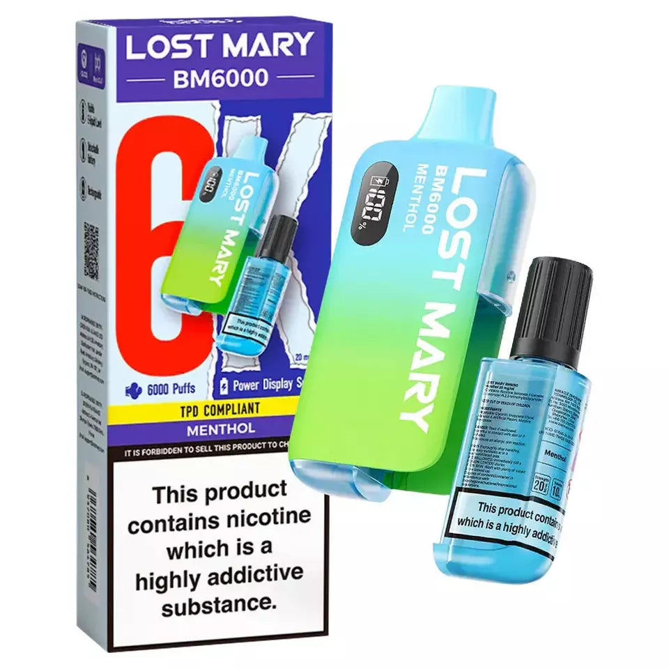 Lost Mary BM6000 Disposable Vape - 6000 Puffs, Premium Flavors – Eco ...